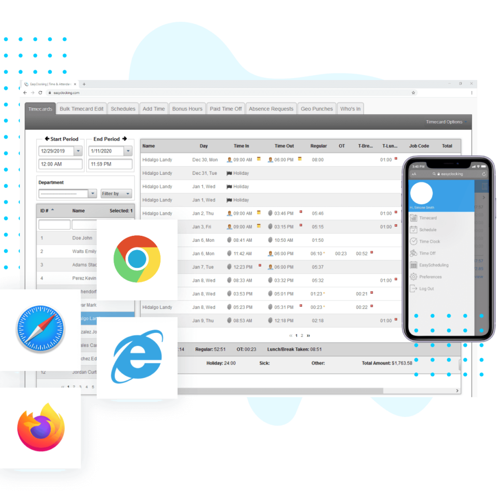 Time and Attendance Software - EasyClocking